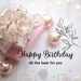 Delicate Floral Happy Birthday Digital Card | Printable Greeting - Etsy
