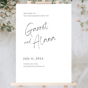 Personalized Digital Custom Sign for Weddings, Engagements, Showers - Etsy