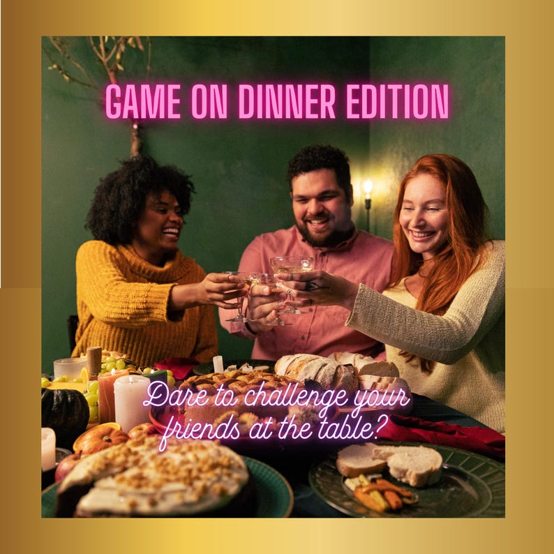 Party Games for Dinner: Printable Activities for Adults and Kids - Etsy