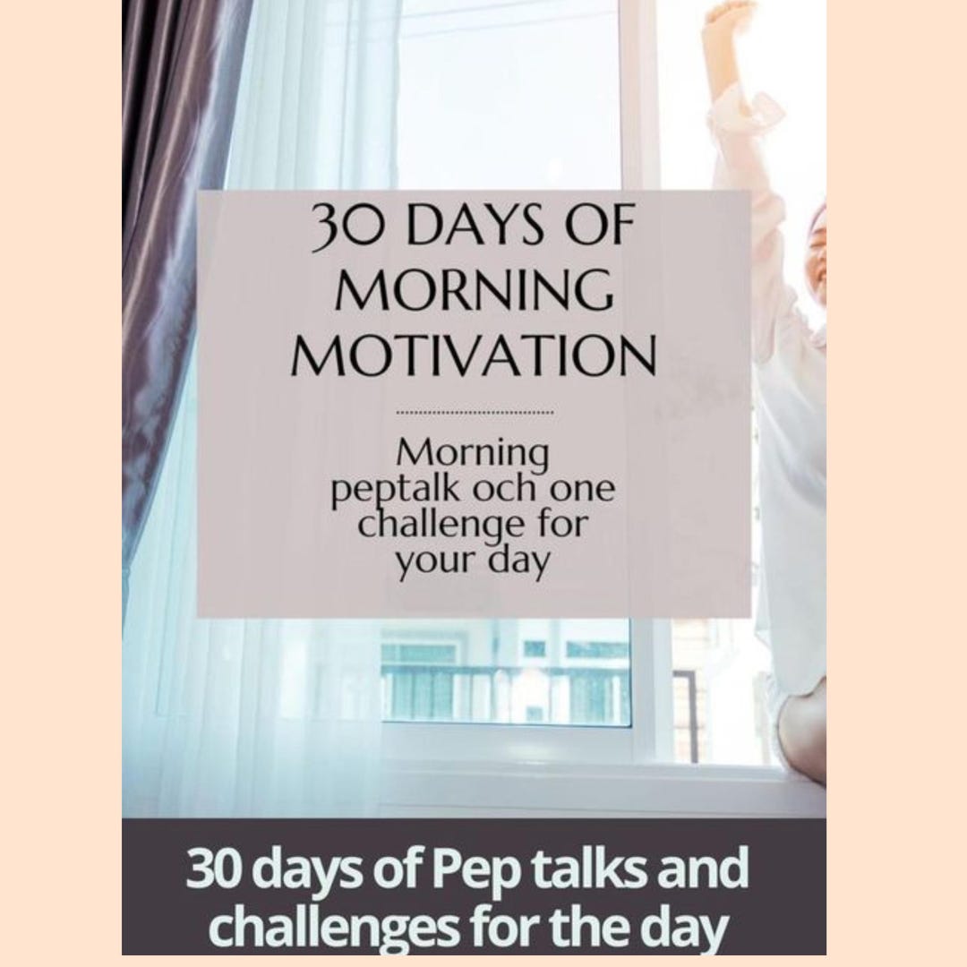 30 Days of Pep Talks and Challenges for the Day. Digital PDF. - Etsy
