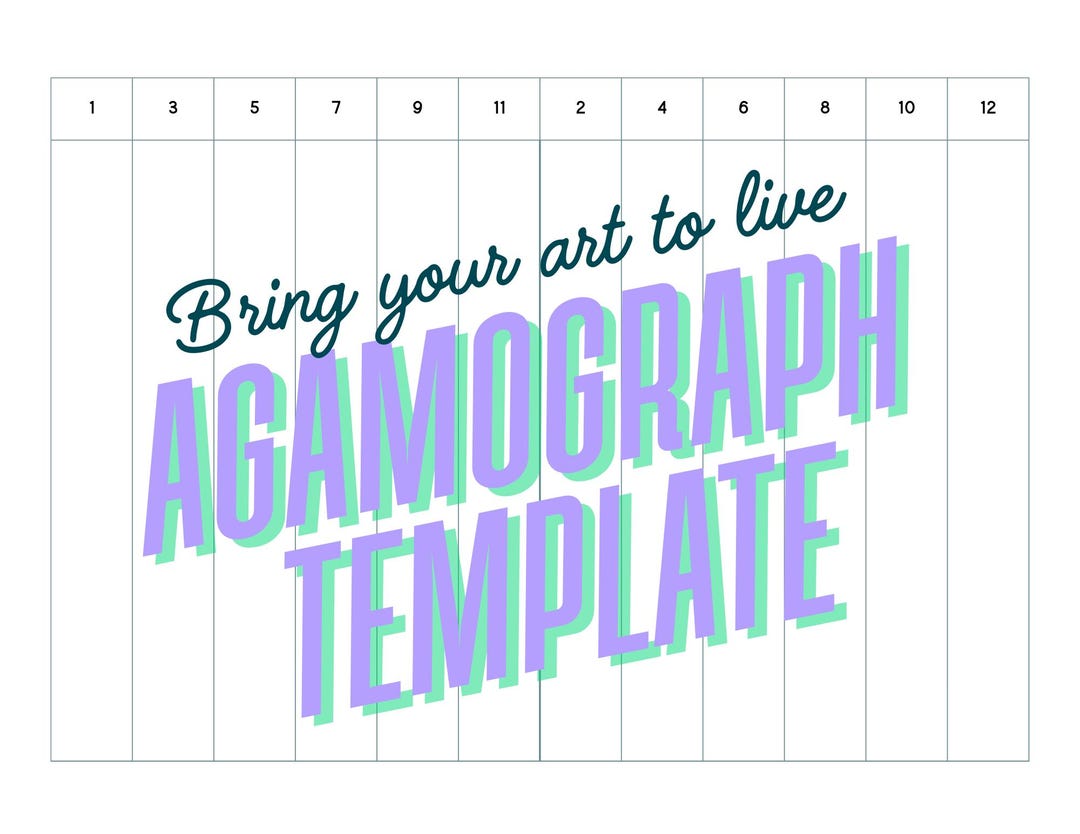 Agamograph Template – Kids Own Drawing Craft With Two-in-one Accordion ...