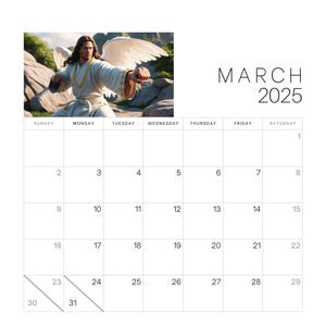 Mini Calendar,angels, 2025. Desktop Calender 3*3 - Etsy