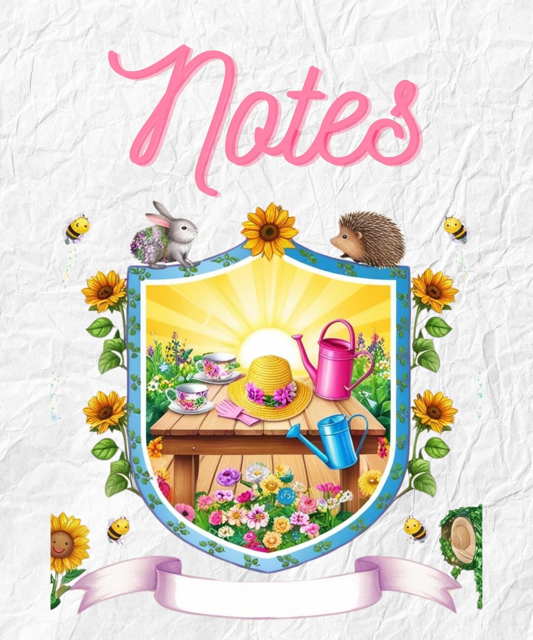 Printable Notes Pages – Heraldic Fantasy Garden Style | 5 Layouts | A4 ...