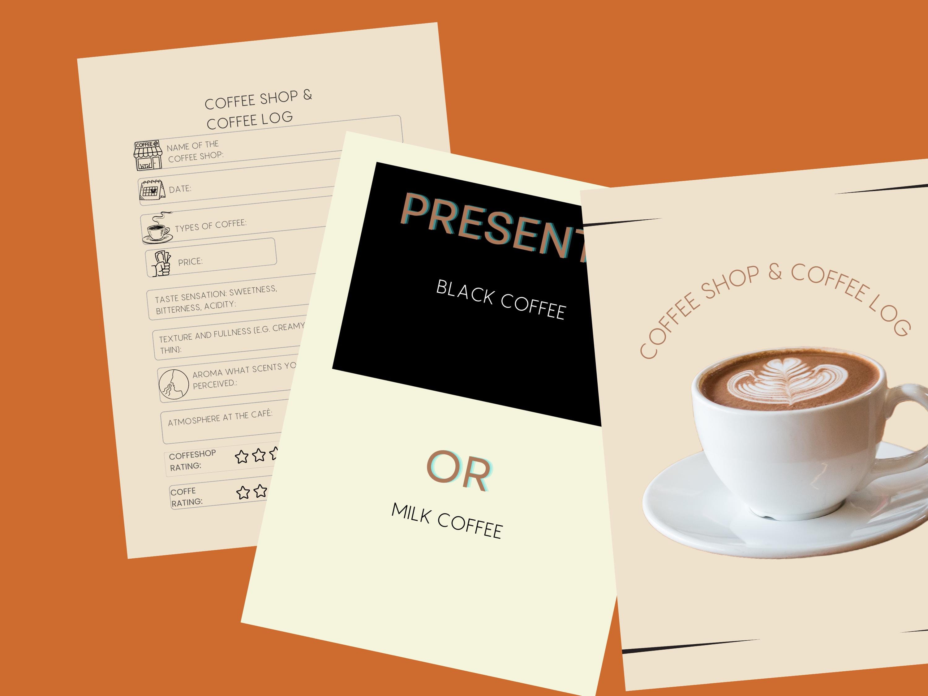 Coffee-shop and Coffeelog for Coffee-lovers - Etsy