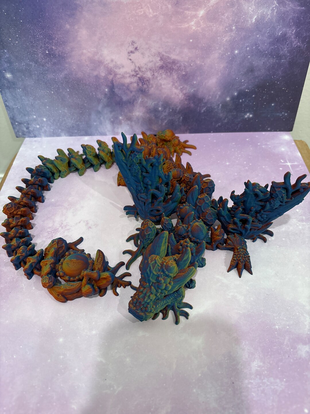 Creepy Infected Winged 3D Printed Dragon the Final Boss of Any Mythical ...