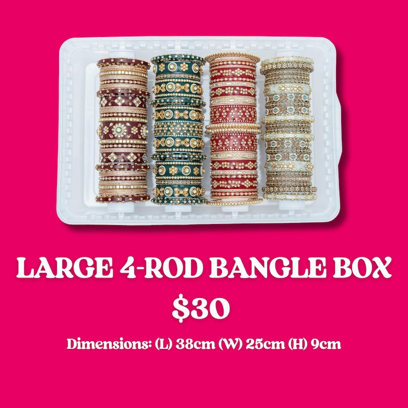 Large Bangle Box (4 Rods) - Etsy