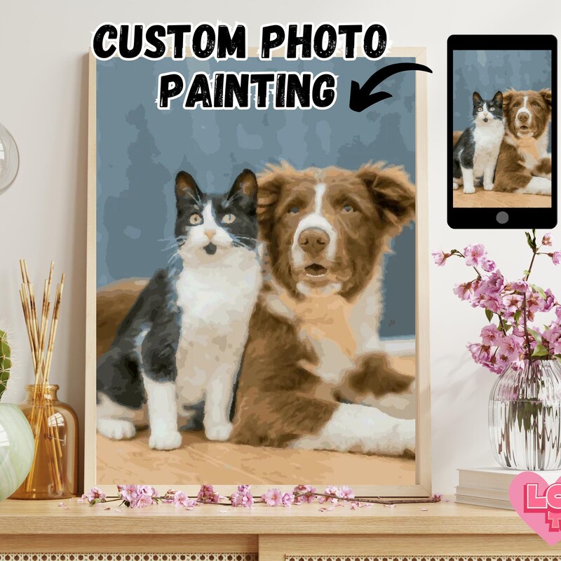 Paint by Number Dog - Etsy