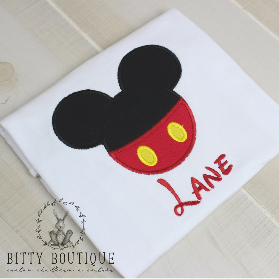 Favorite Mouse Applique Shirt - Etsy