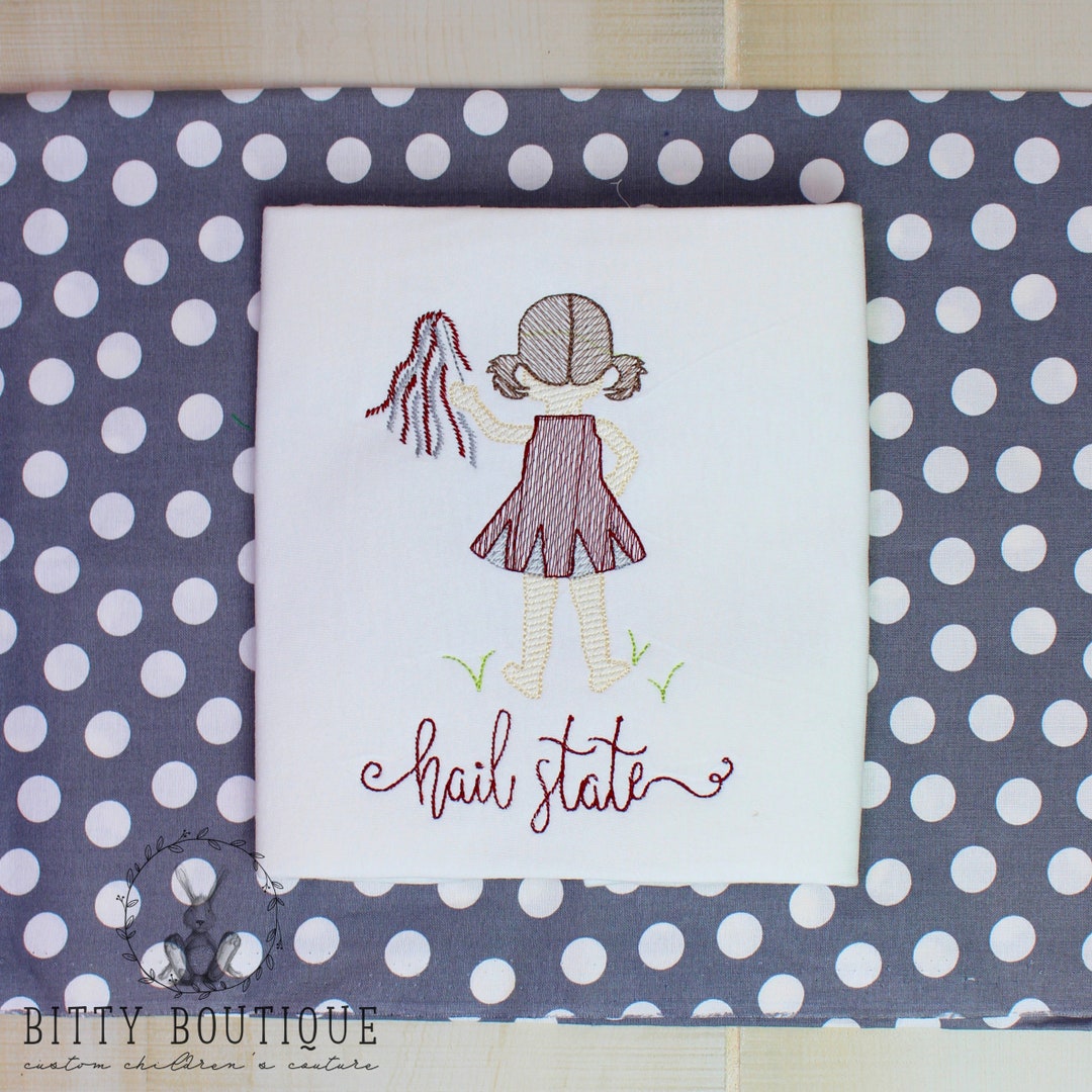 Hail State Cheerleader Shirt or Romper - Etsy