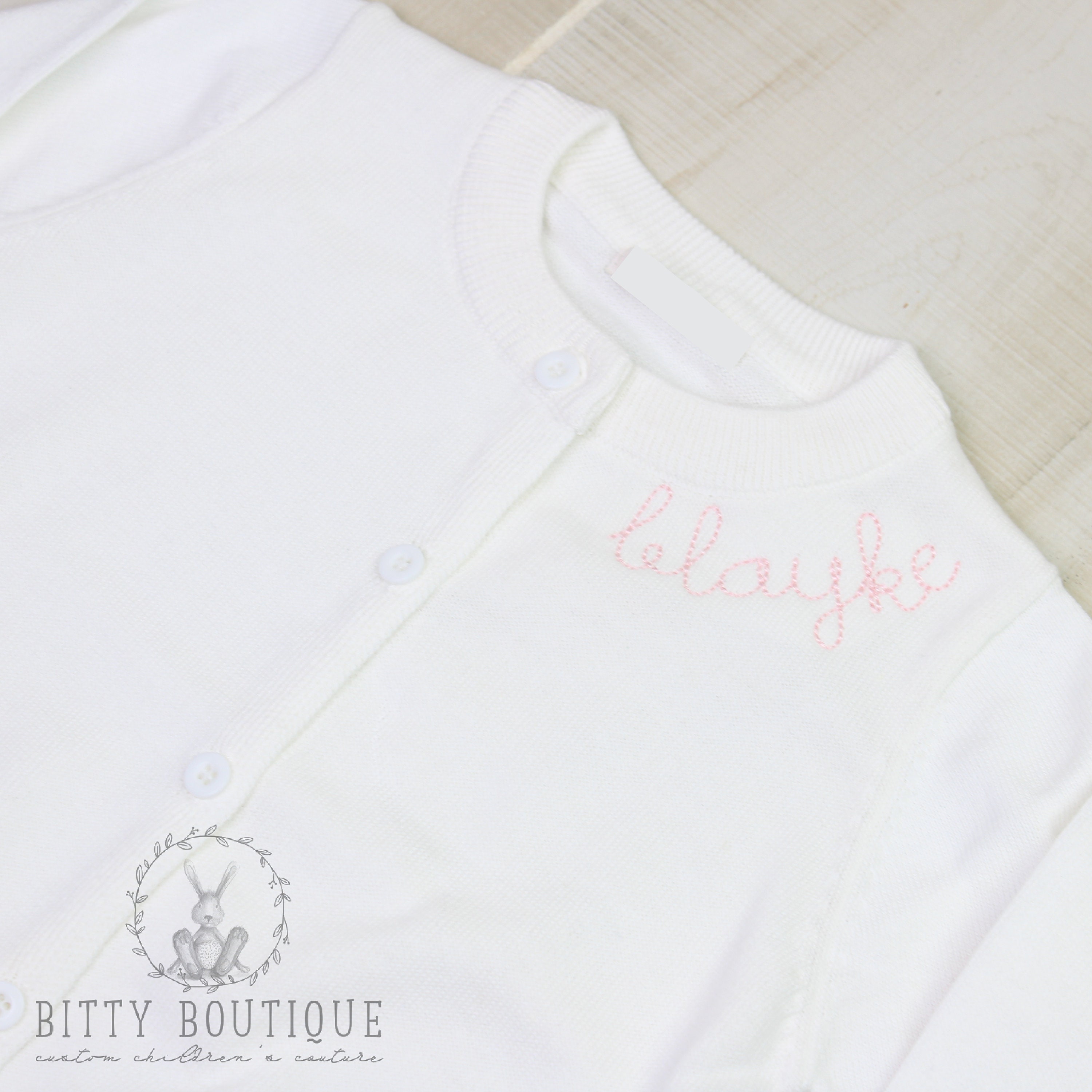 Girls Sweet Monogrammed Cardigan - Etsy