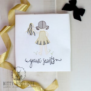Geaux Saints Cheerleader Shirt or Set - Etsy