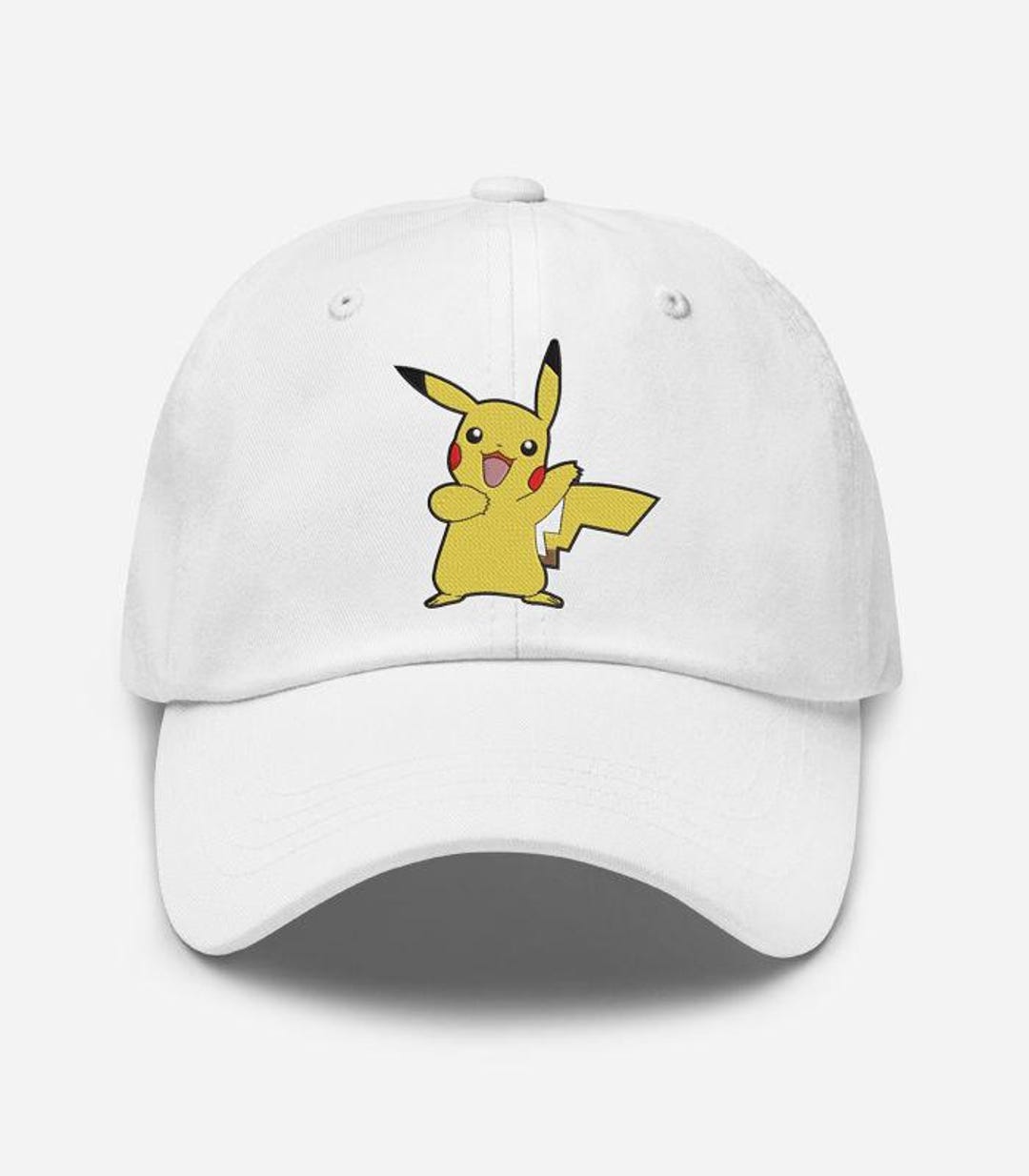 Pikachu Classic Dad Hat Iconic Embroidered Design on Durable Cotton ...