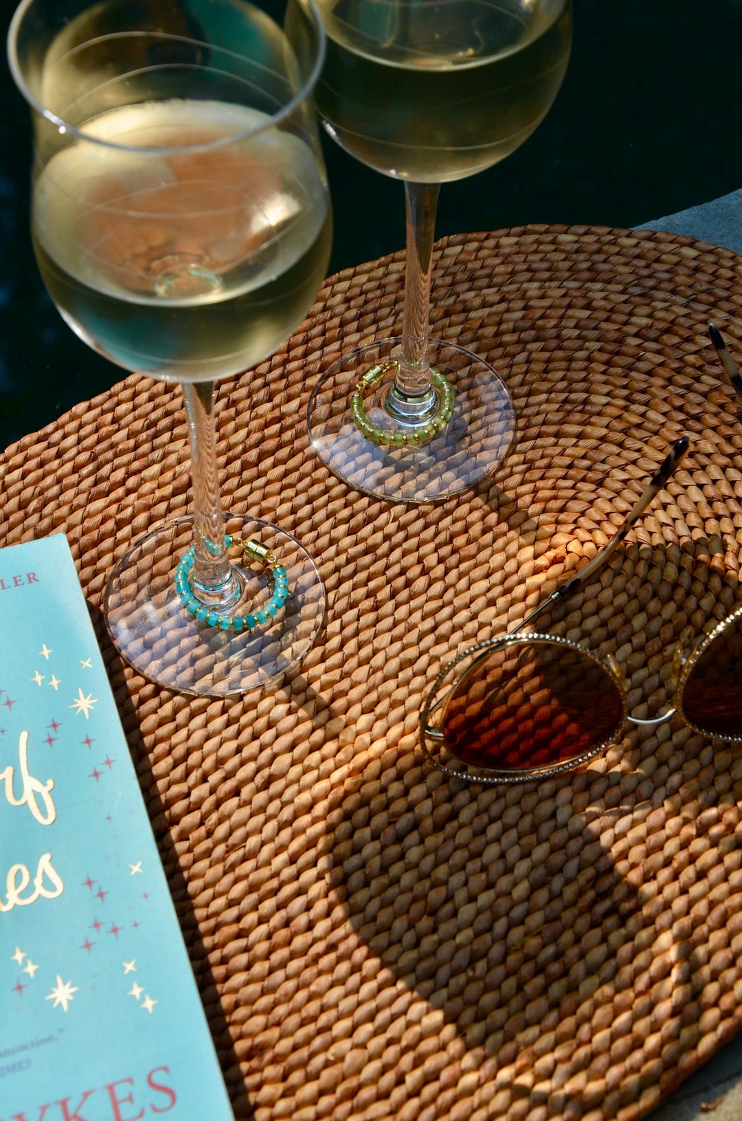 Luxe Jewelry-inspired Personalizable Magnetic Wine Charm Set - Etsy