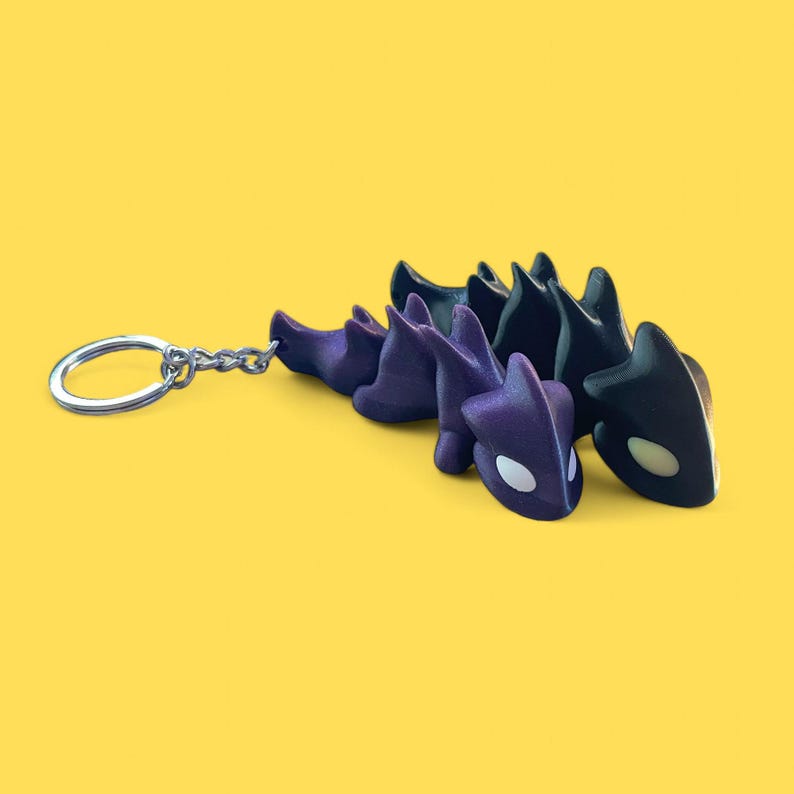 Mini Articulated Baby Dragon | Fidget/keychain/magnet | Customized 3d ...