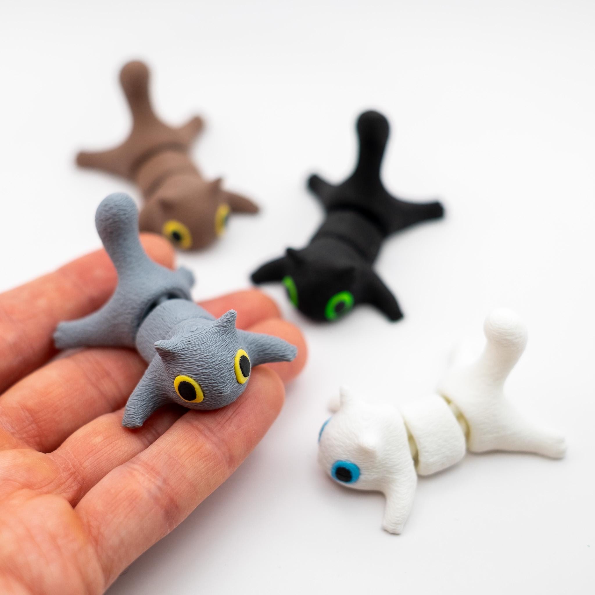 Flexi Cat Desk Fidget Toy: Adorable Cat Lover Gift - Etsy