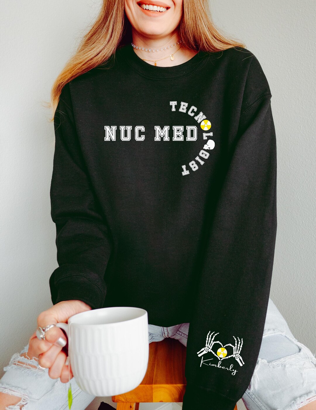 Personalized Nuc Med Sweatshirt, Gift for Nuclear Medicine Technologist ...