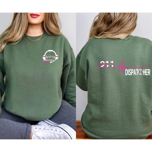 Custom Dispatcher Sweatshirt, 911 Dispatcher Shirt, Gift for Dispatcher ...