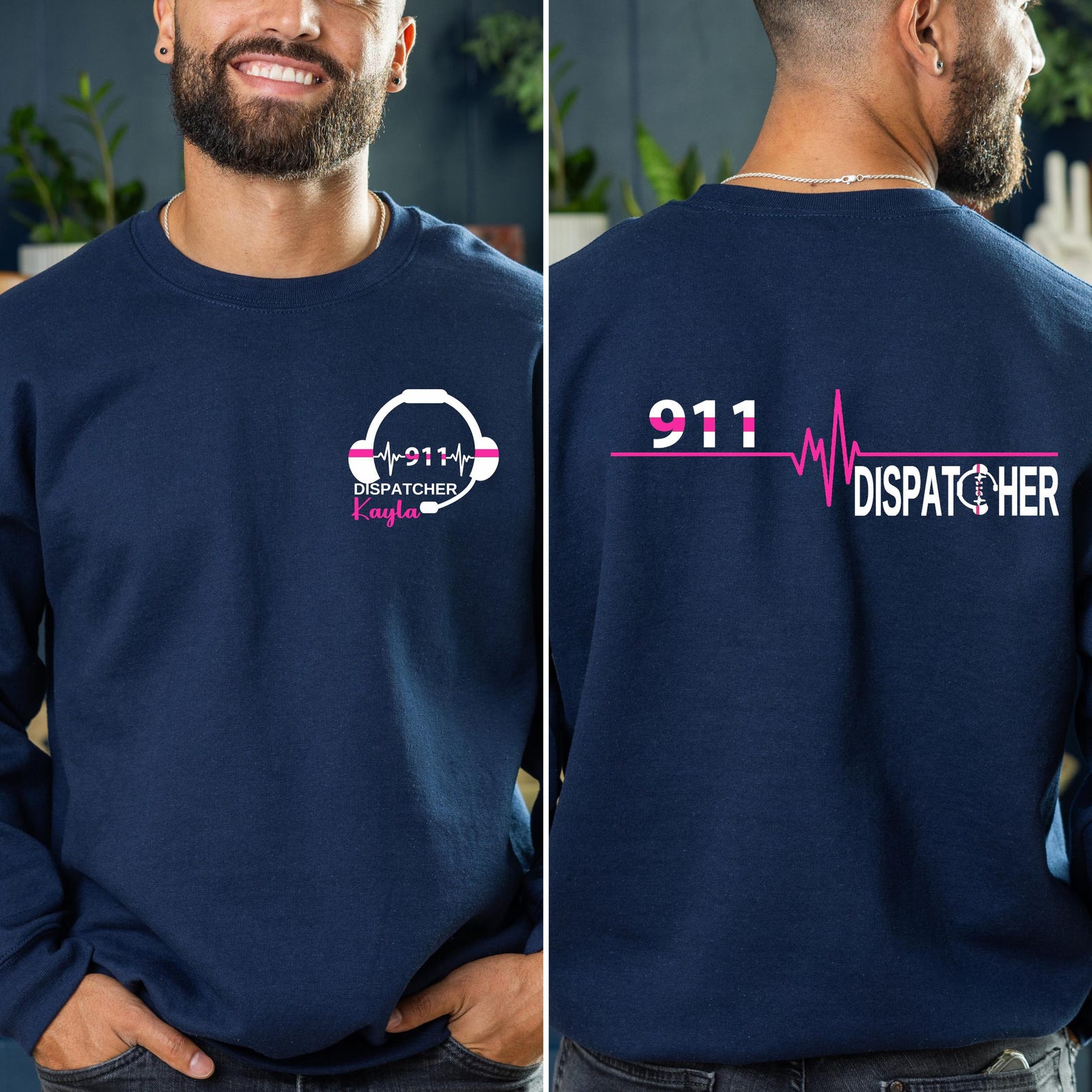 Custom Dispatcher Sweatshirt, 911 Dispatcher Shirt, Gift for Dispatcher ...
