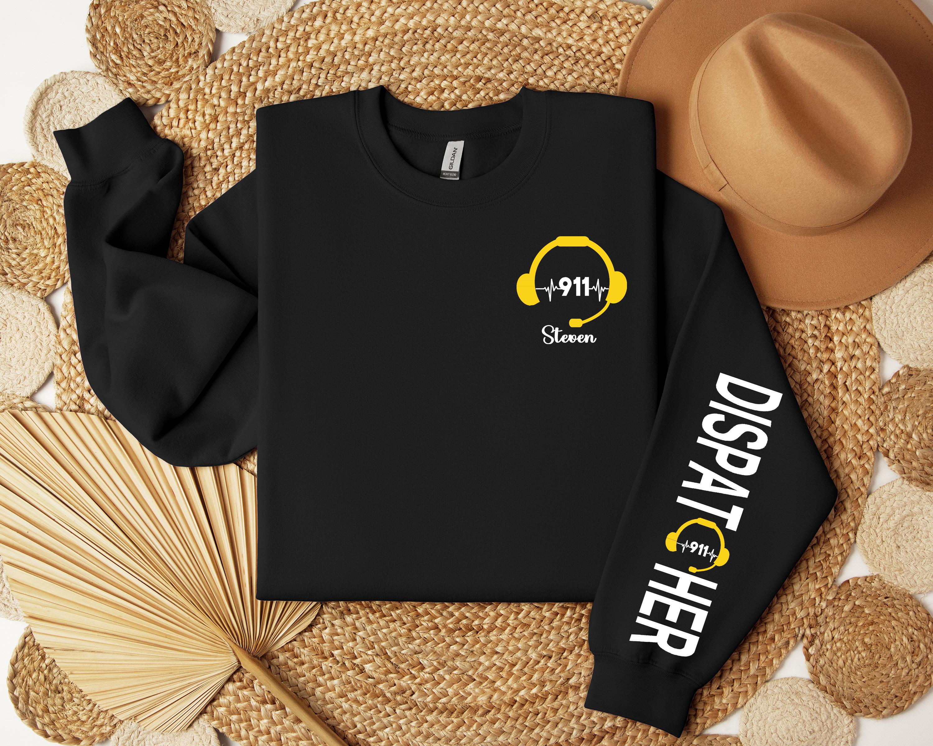 Custom Dispatcher Sweatshirt, 911 Dispatcher Shirt, Gift for Dispatcher ...
