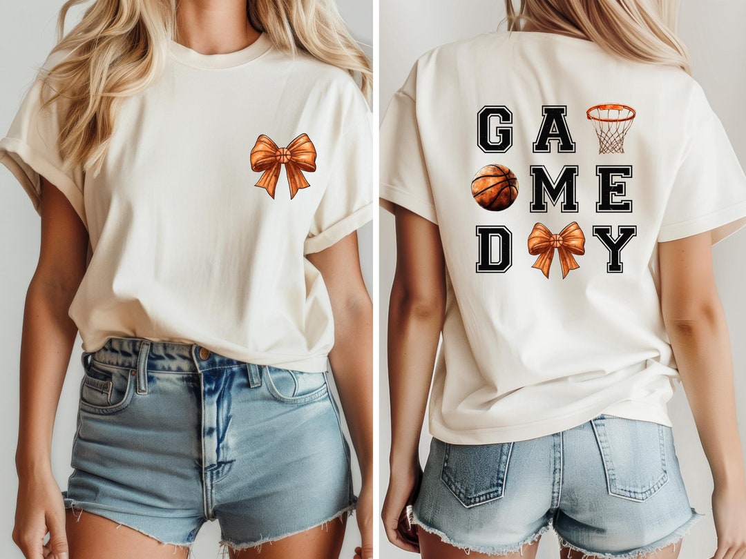 Game Day Shirt, Gameday Basketball T-shirt, Game Day Women V Neck Shirt ...