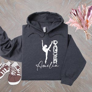 Custom Dance Sweatshirt , Personalized Dancer Gift, Ballet Dancer ...