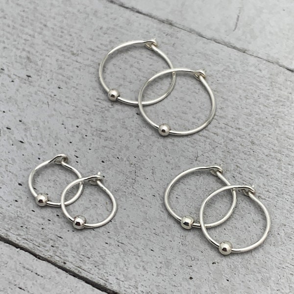 Tiny Hoop Earrings - Etsy