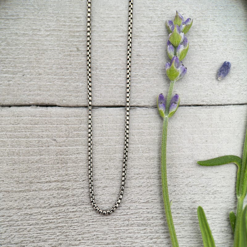 1mm Oxidize Chain - Etsy