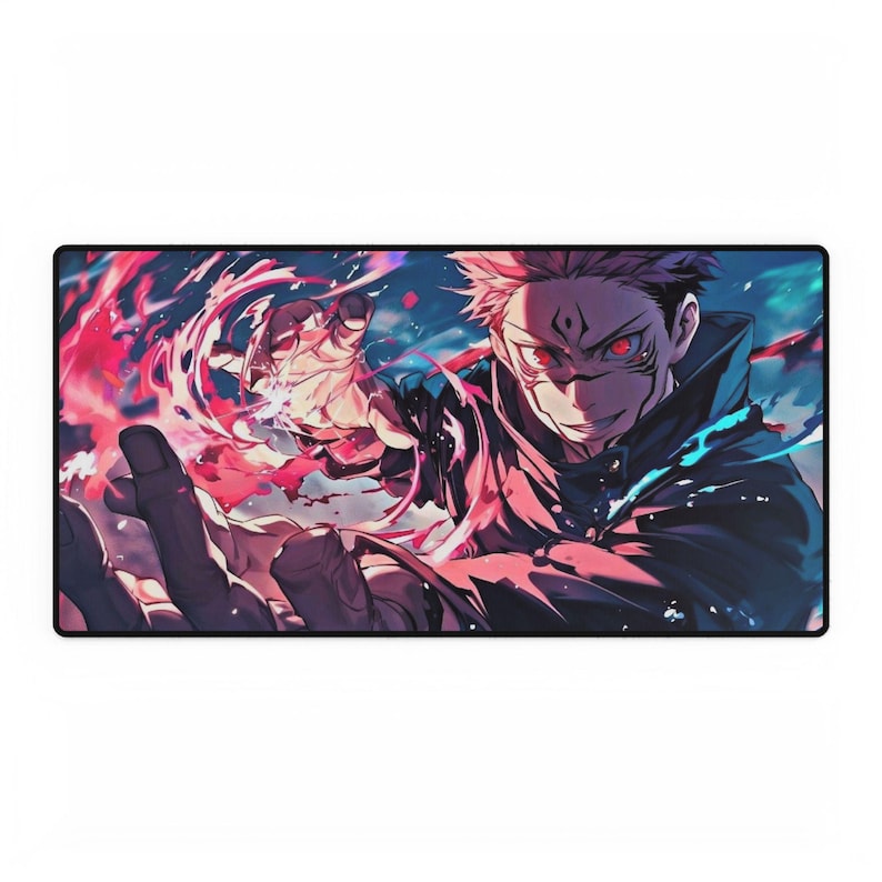 Sukuna Desk Mat, Jujutsu Kaisen Sukuna Design, Non-slip Gaming Pad ...