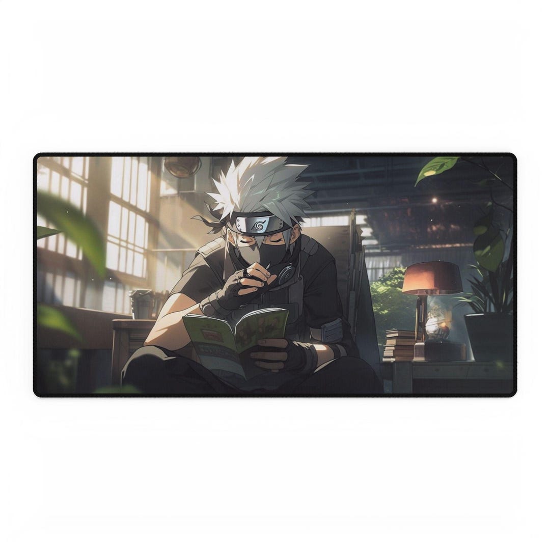 Kakashi Desk Mat, Naruto Anime, Gaming Mouse Pad, Office Desk Decor ...