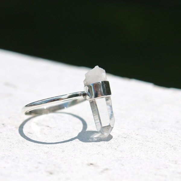 Crystal Point Ring - Etsy