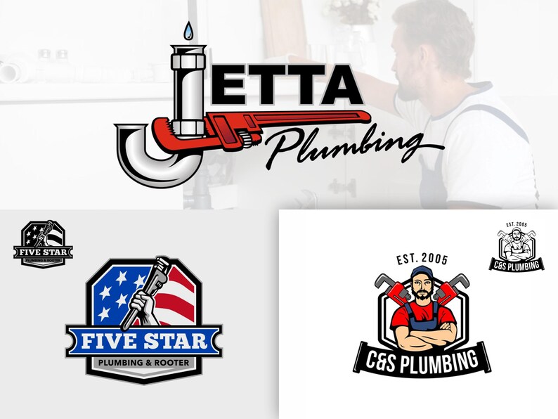 Custom Logo Design, Plumbing Logo Design, Mascot Logo, Logo, Plumber ...