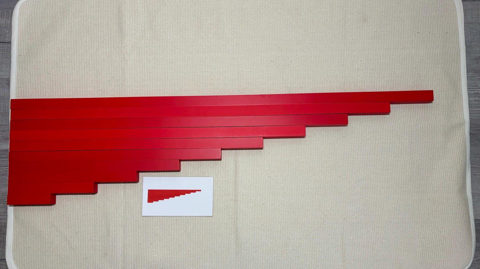 Montessori Sensorial: Red Rods Extensions - Etsy