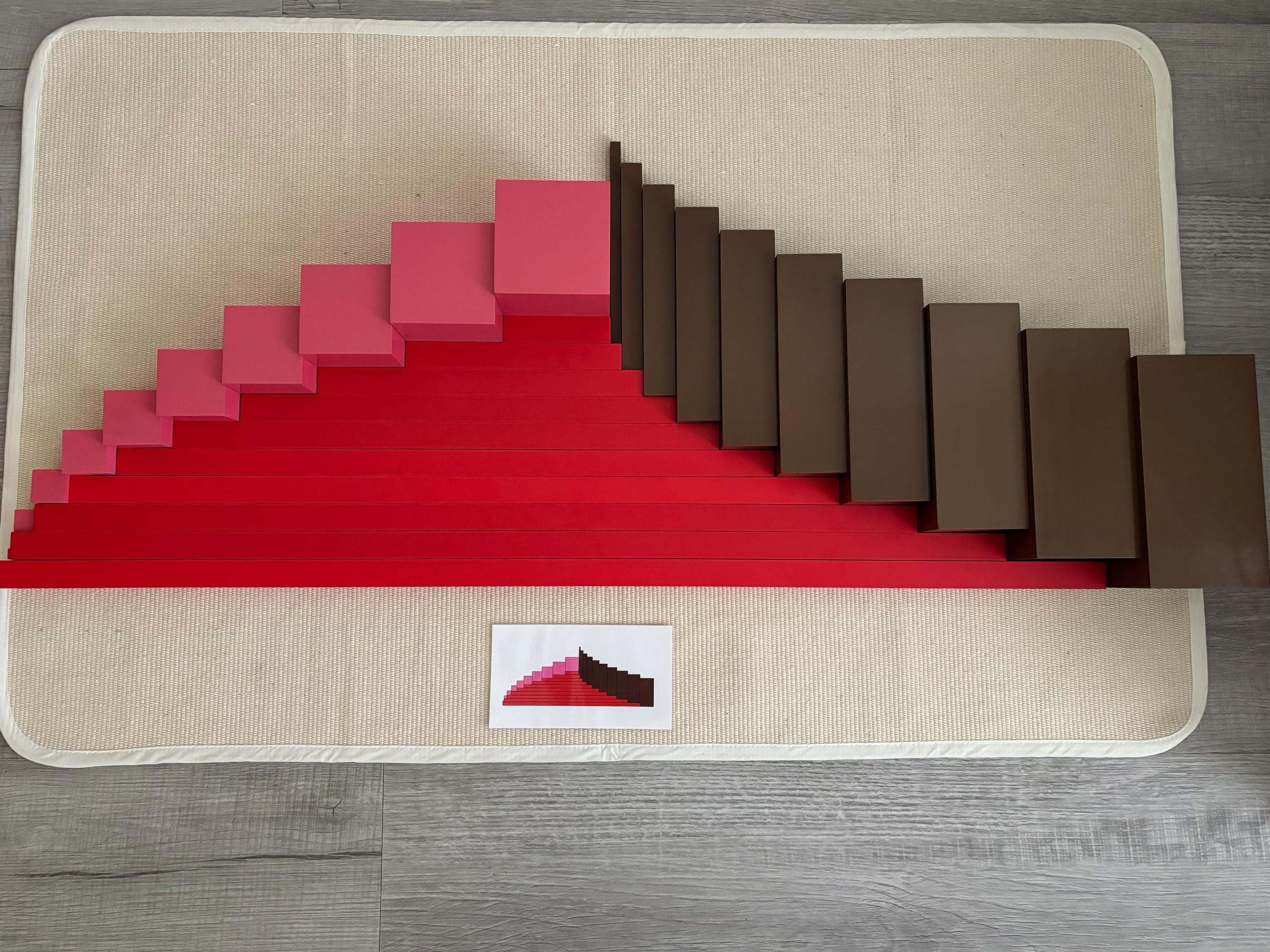 Montessori Sensorial: Red Rods and Number Rods Extensions - Etsy