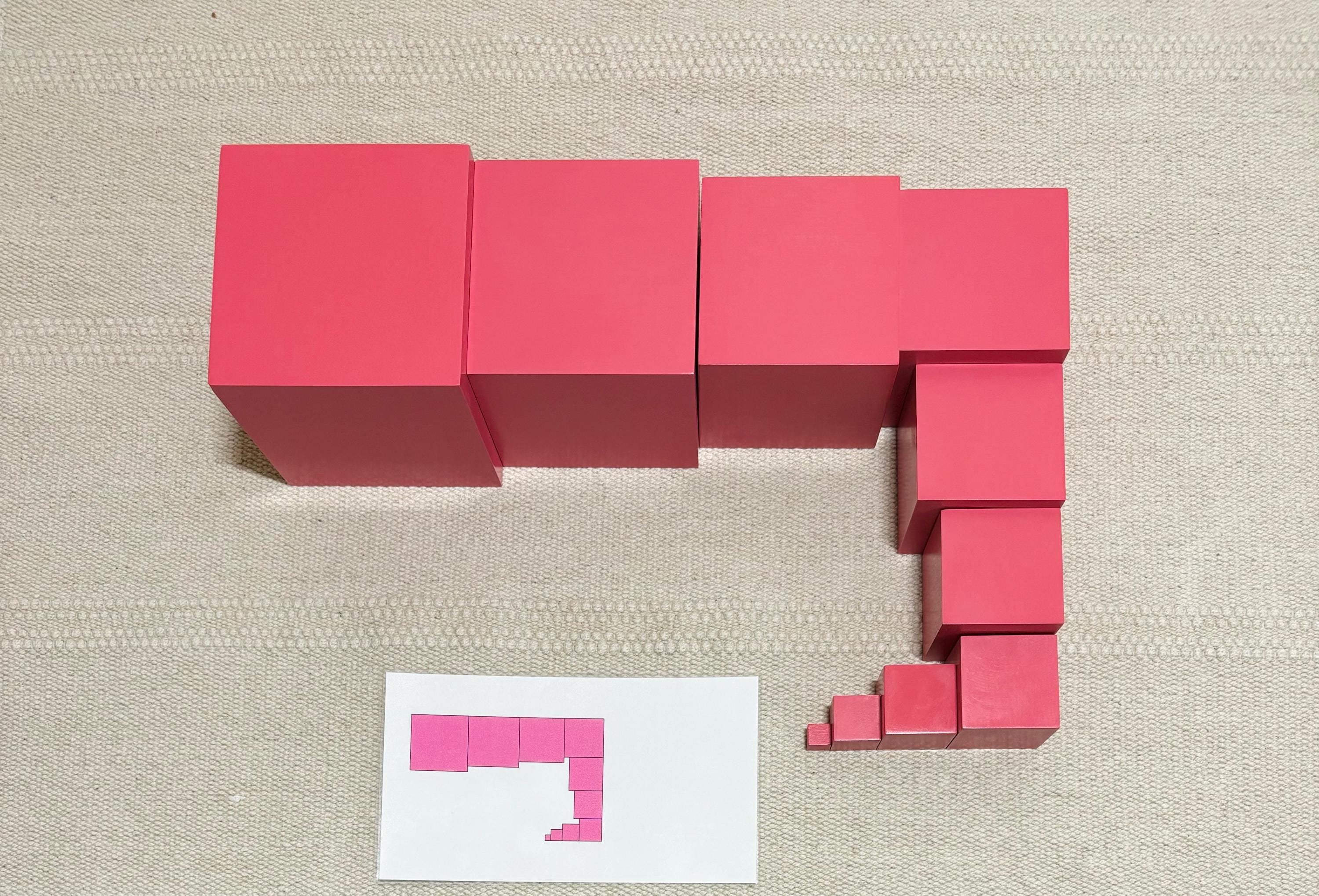 Montessori Sensorial: Pink Tower Extensions - Etsy