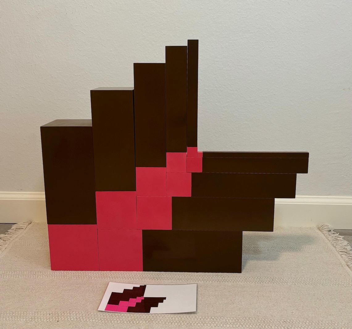 Montessori Sensorial: Pink Tower and Brown Stair Extensions - Etsy