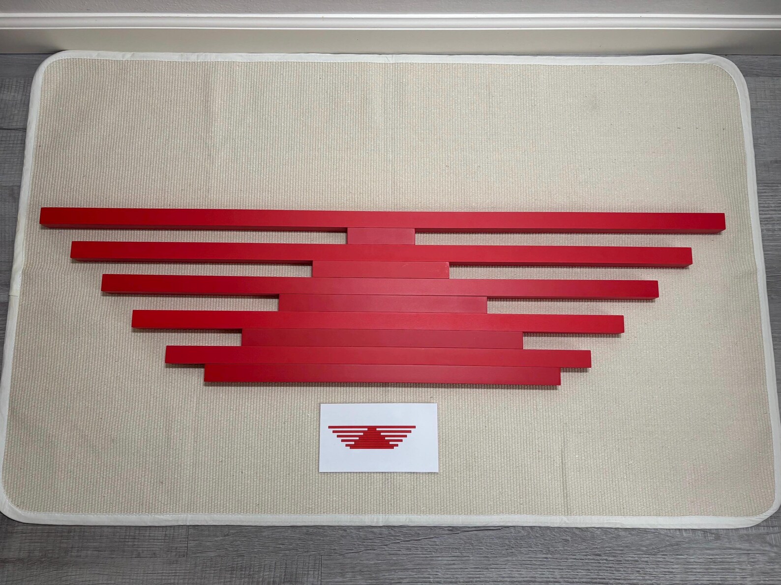 Montessori Sensorial: Red Rods Extensions - Etsy