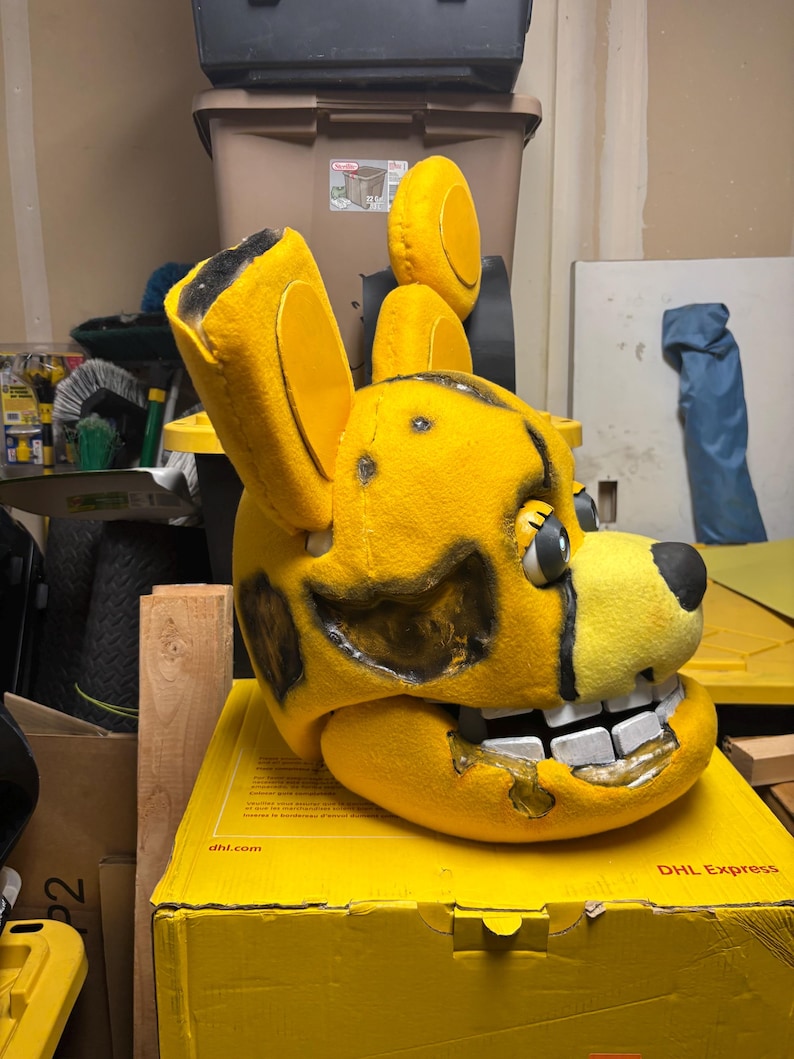 Five Nights Custom Springbonnie Head Mask - Etsy
