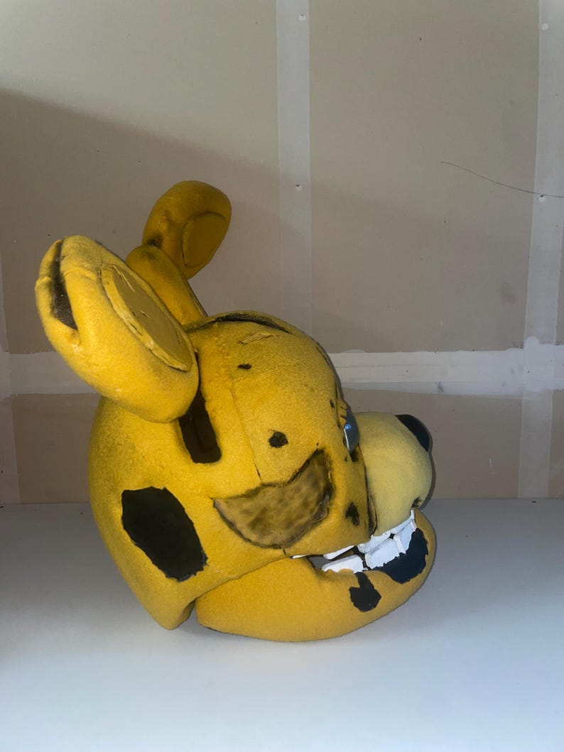 Five Nights Custom Springbonnie Head Mask - Etsy