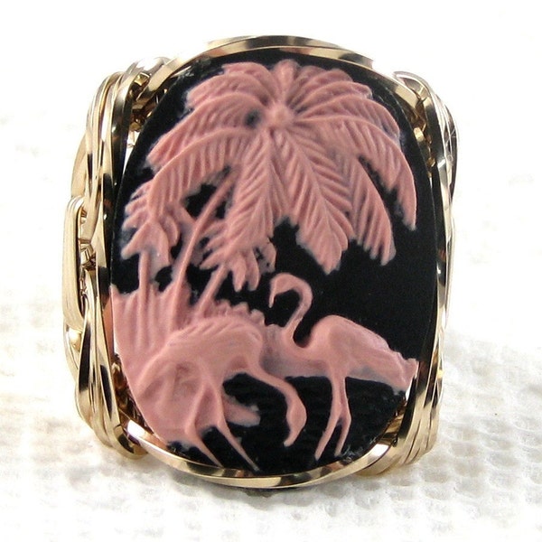 Flamingo Ring - Etsy