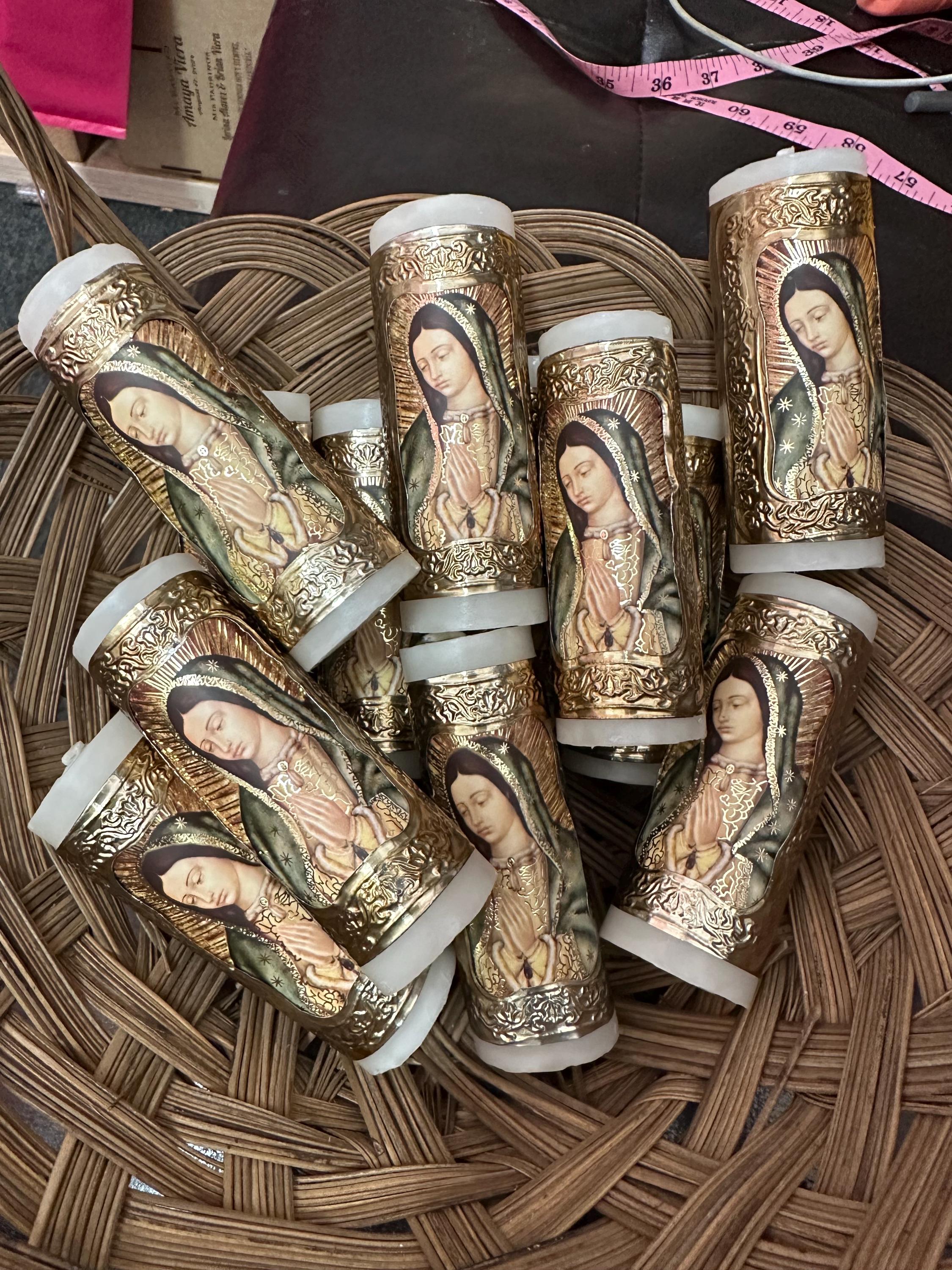 Recuerdos 12 Pcs of Keepsakes Mi Bautizo Velas, Candles for Baptism ...