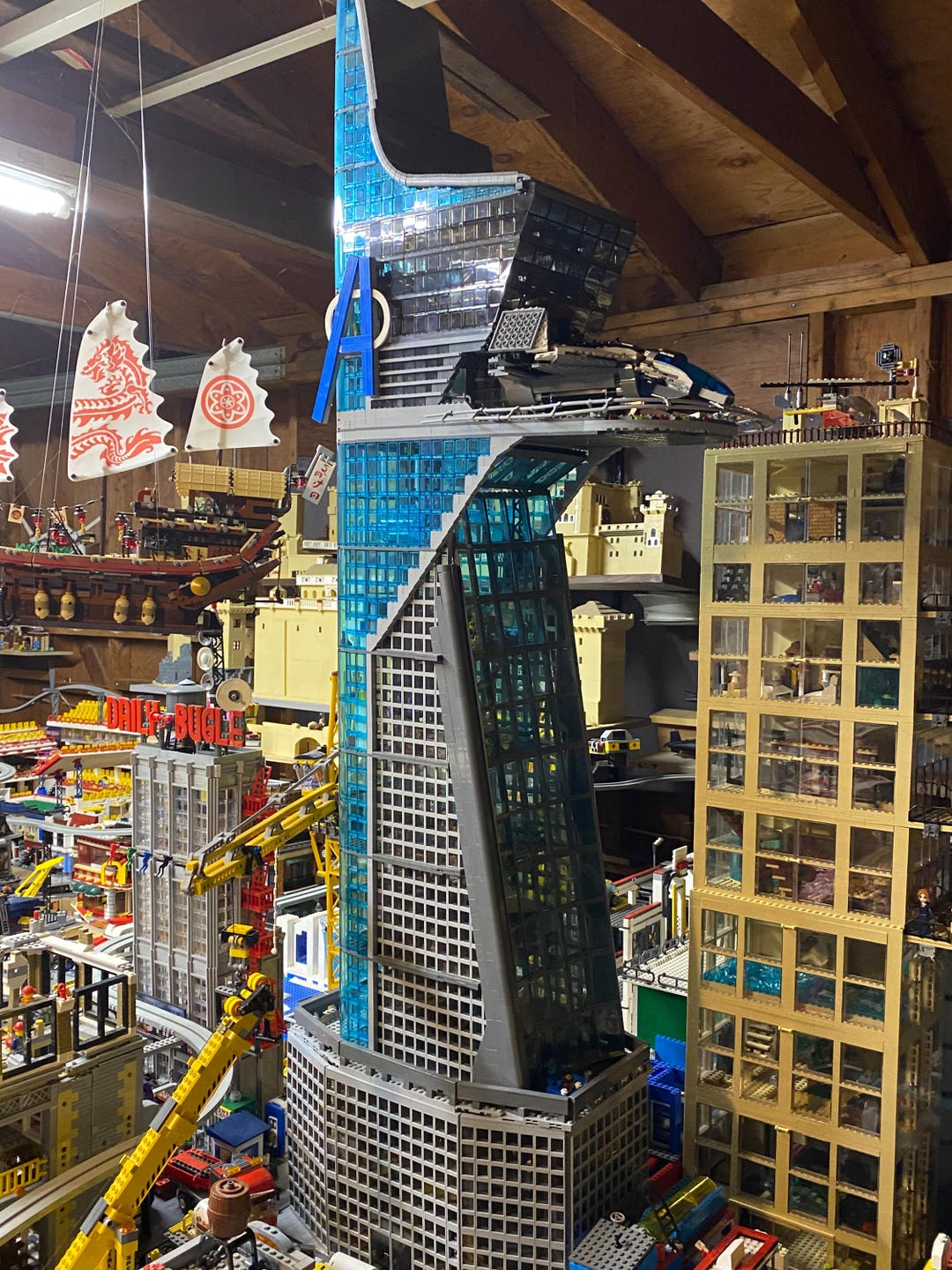 Lego Avengers Tower Custom 4'5 Tall - Etsy