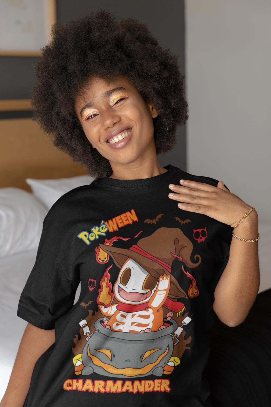 Pokémon Halloween Themed Charmander Shirt - Etsy