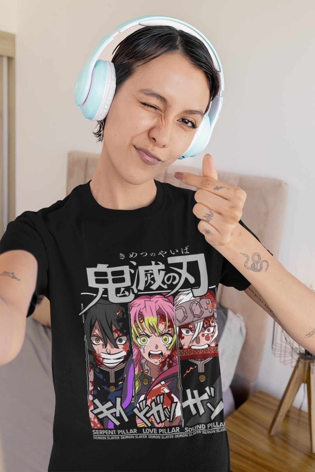 Demon Slayer Trio Hashira Shirt - Etsy