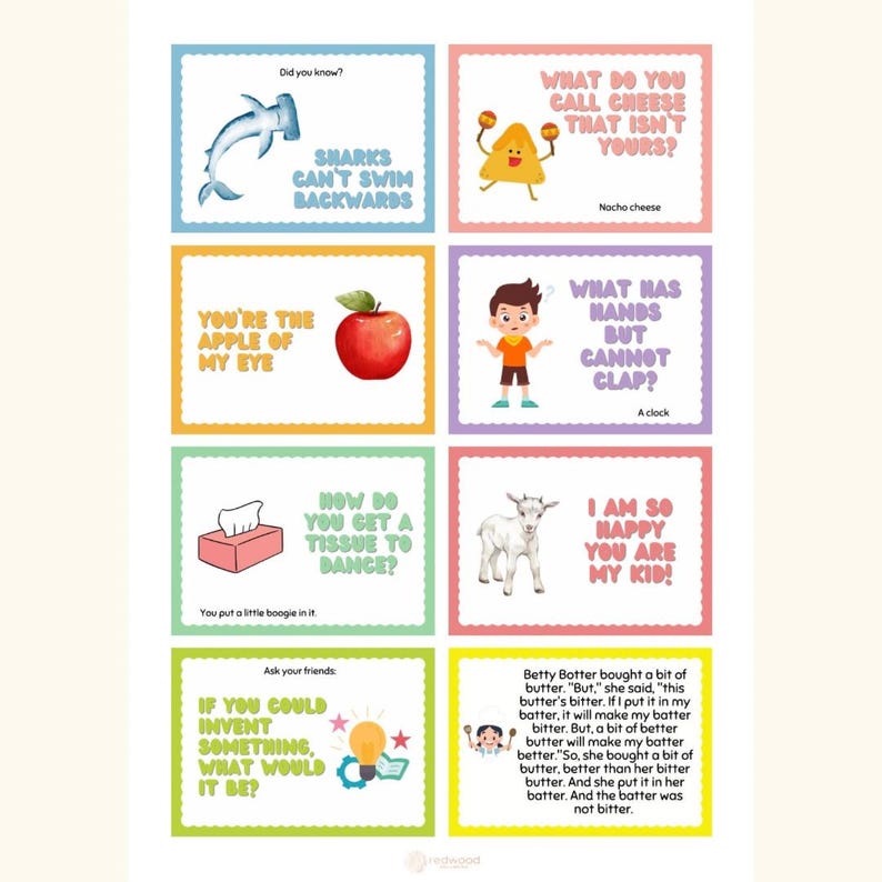 Printable Notes for Kids - Words of Encouragement Cards, Lunchbox Notes ...