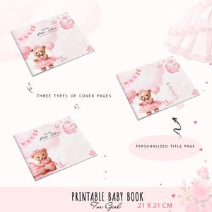 Digital Baby Album Pages | Baby Memory Book | Milestone Cards ...