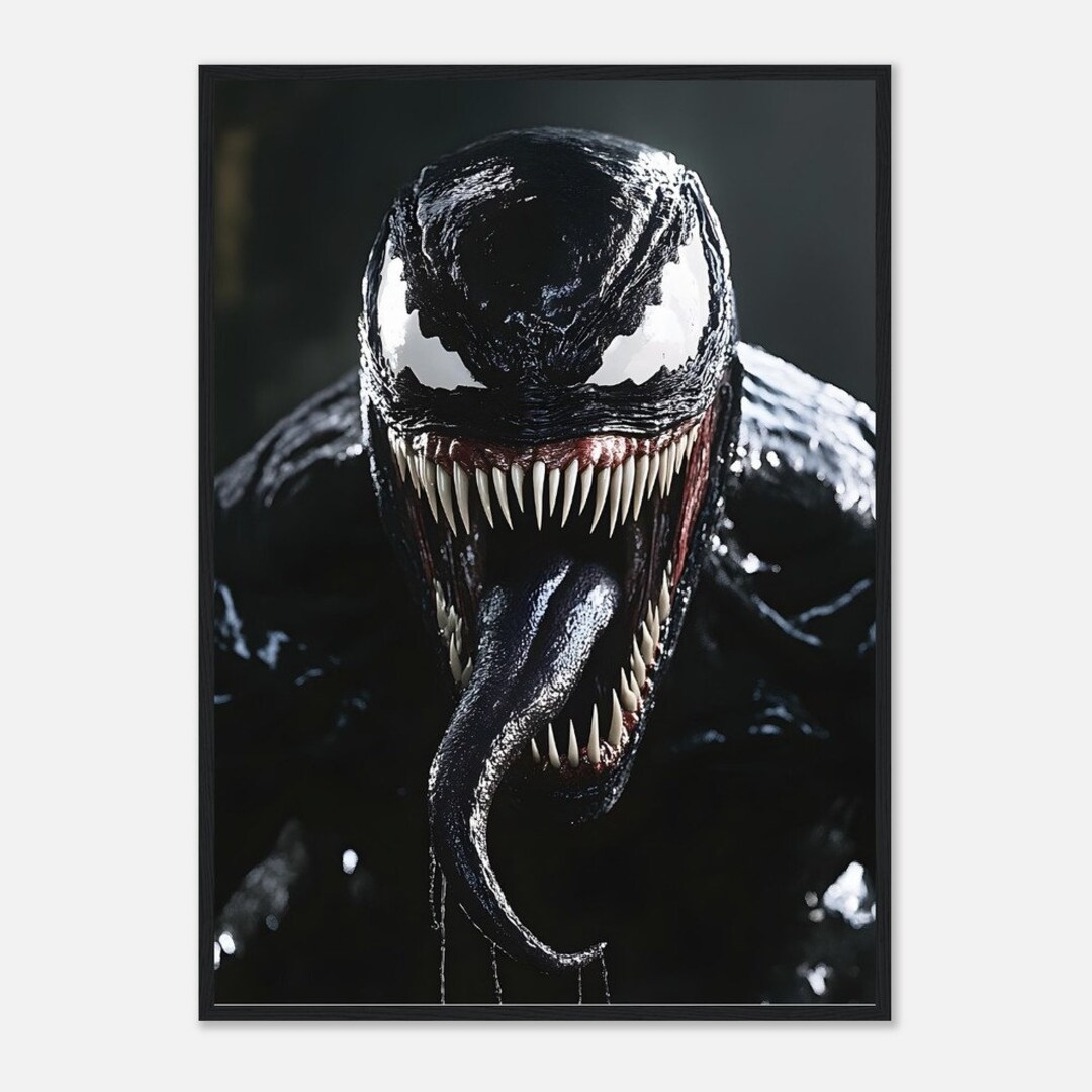 Venom Horror Poster Spooky Venom Art, Scary Comic Book Print, Halloween ...