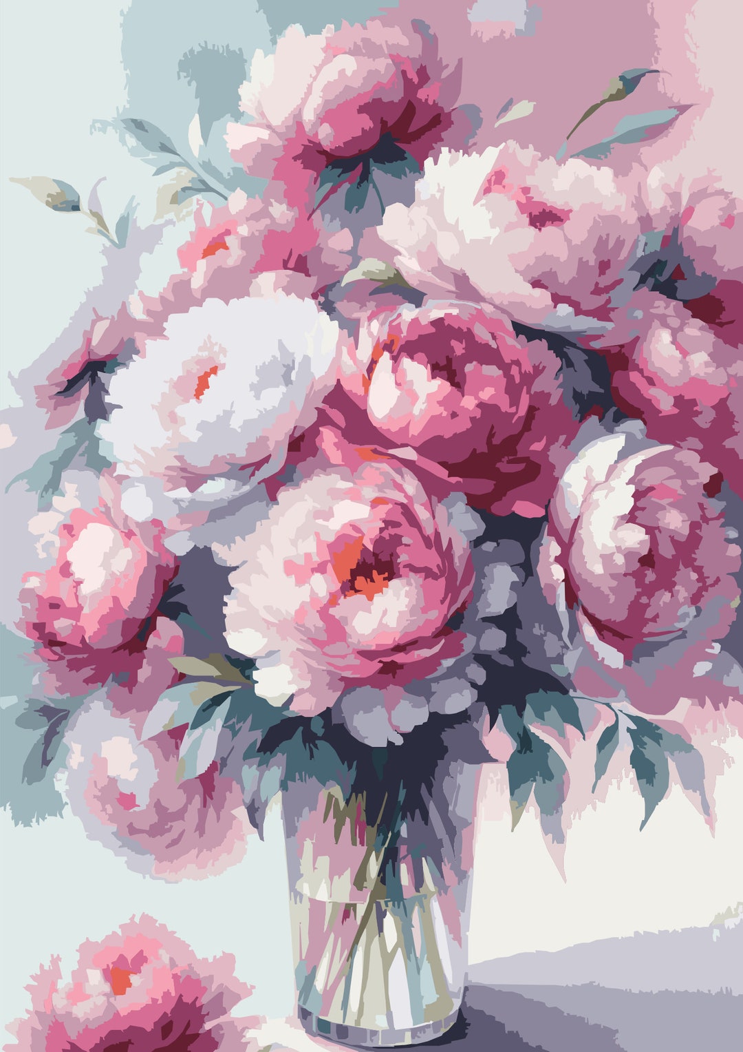 Paint by Numbers PDF Coloring Page A4 Self-print Instant Download no.41 ...