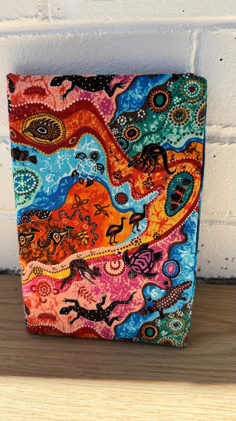 A5 Australian Indigenous Aboriginal Fabric Journal Notebook Diary Book ...