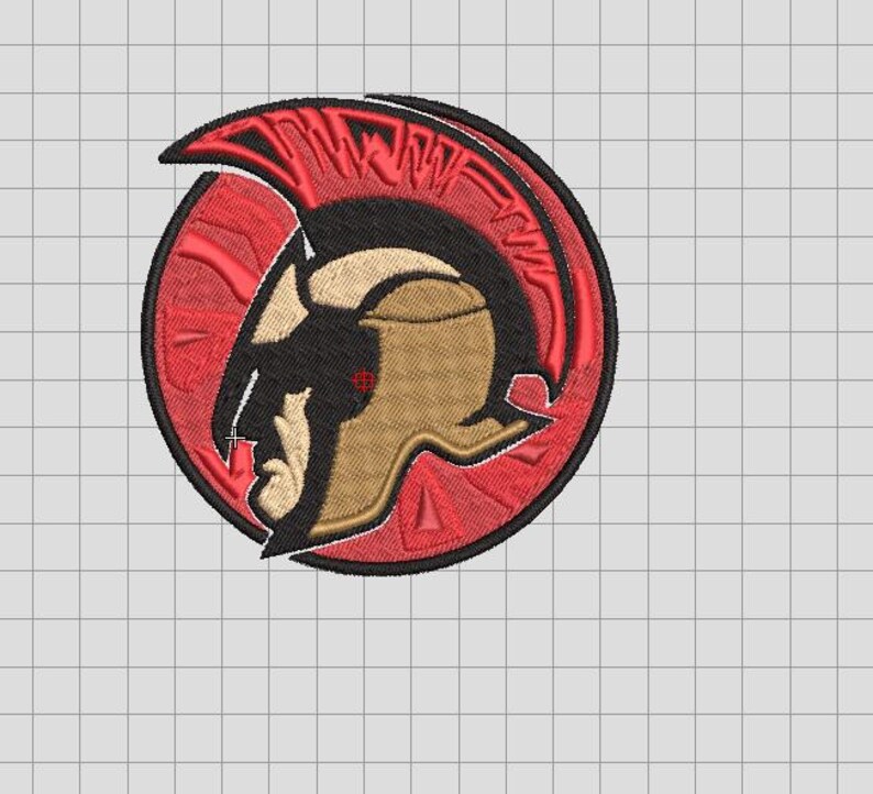 SPARTAN Machine Embroidery Designs - Etsy