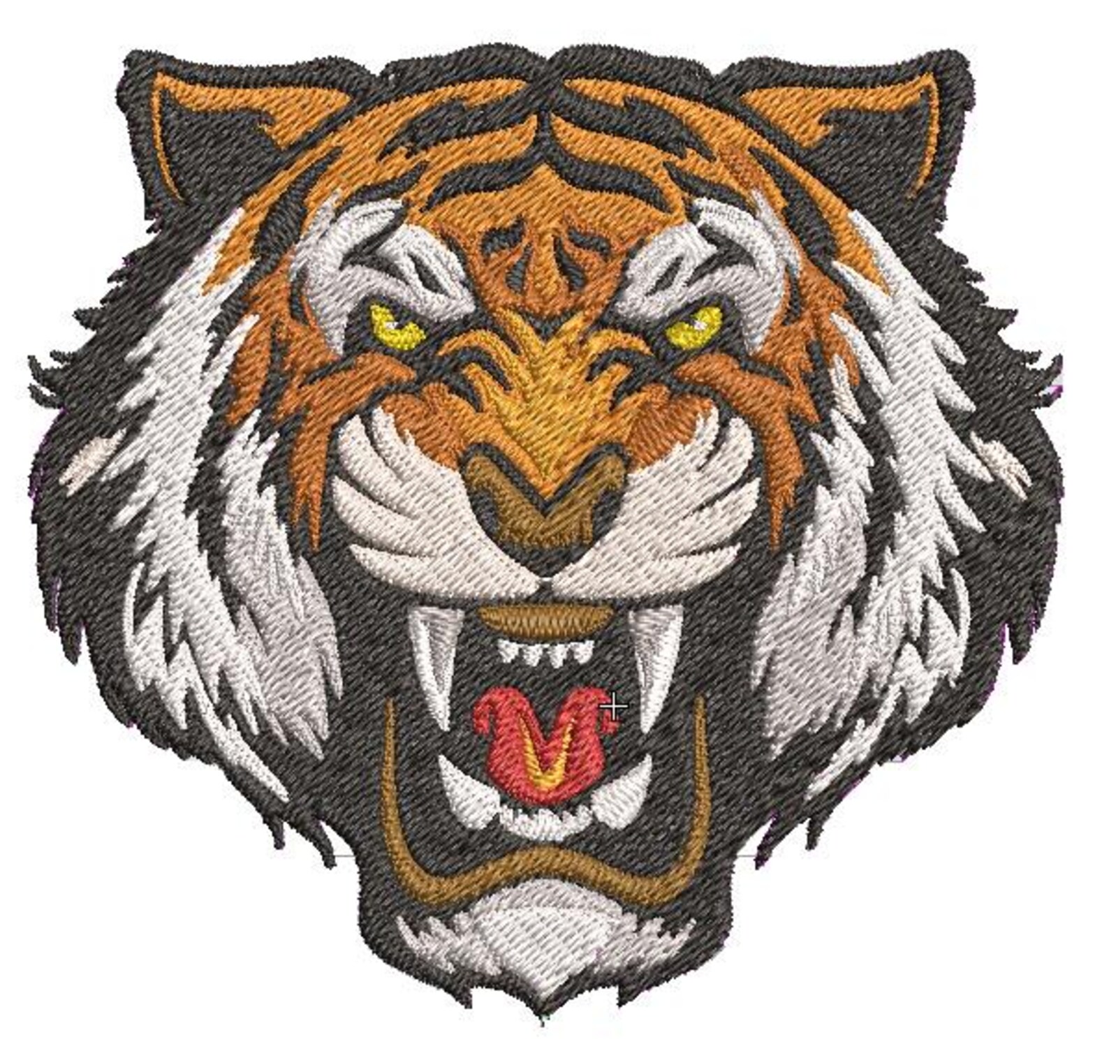 Tiger Machine Embroidery Designs - Etsy
